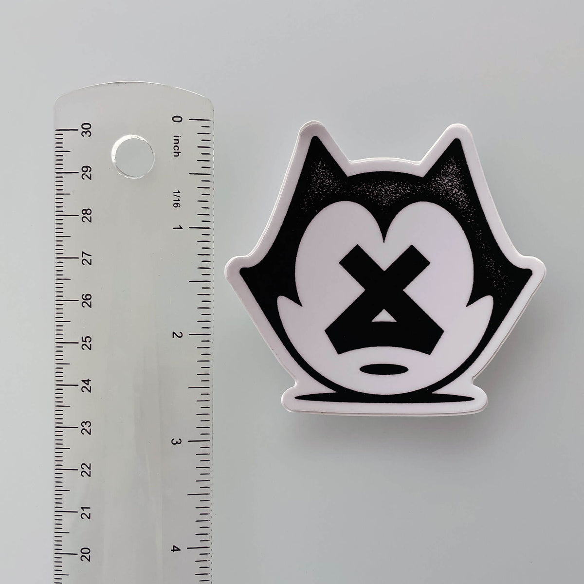 Defaced Felix Sticker – Ayecon